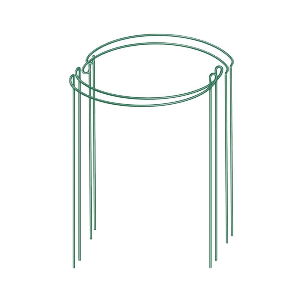Metal Half Round Plant Support Ring for Hydrangea and Leafy Plants ...
