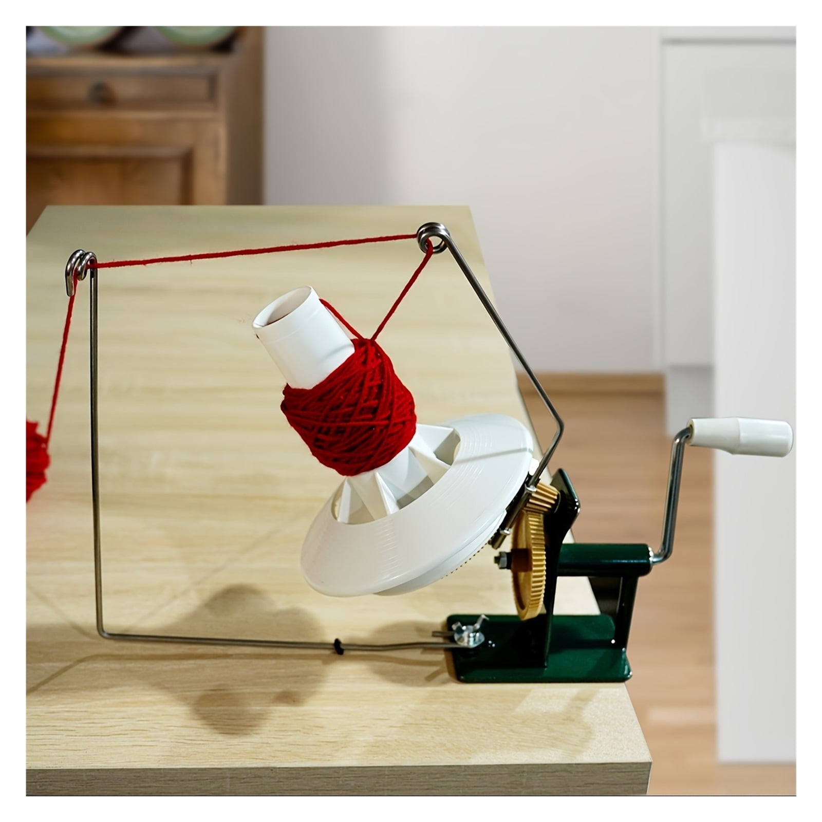 Metal Hand Operated Yarn Winder for Crocheting-Large Yarn Ball Winder ...