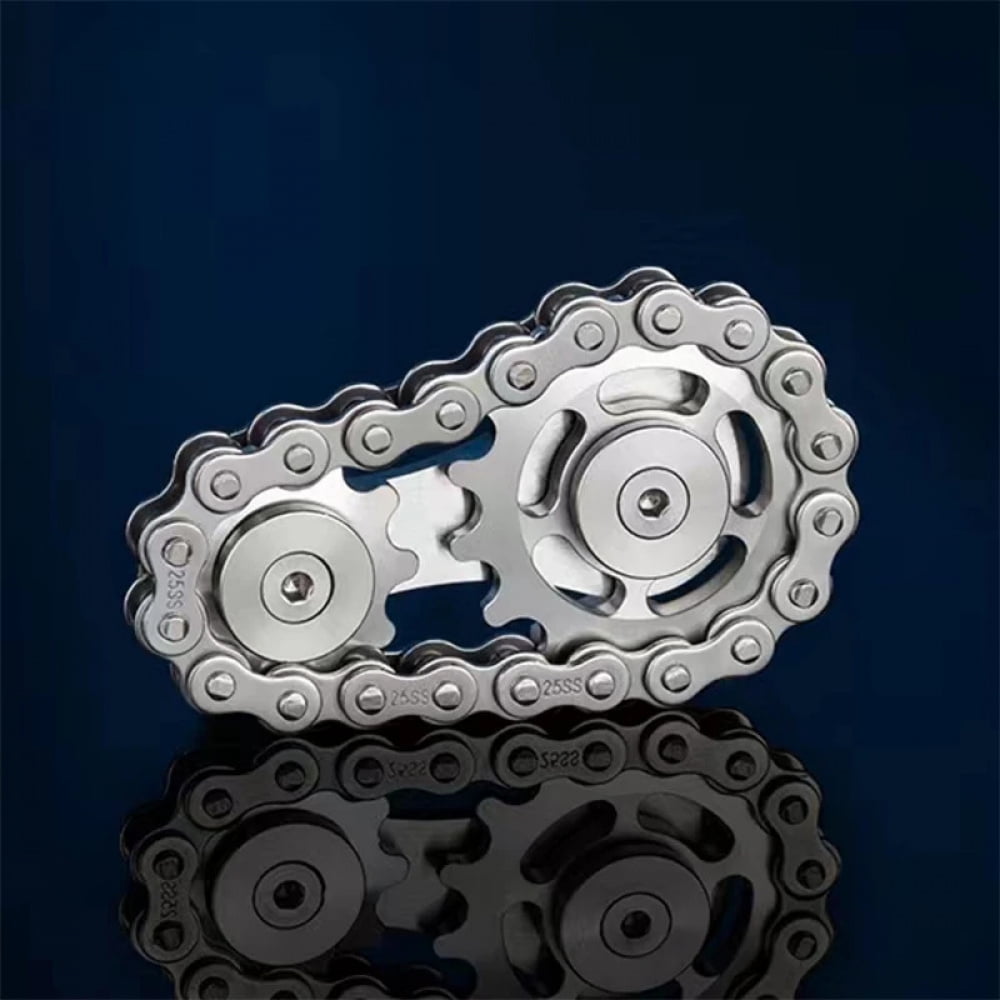 Metal Hand Spinner Chain Gear Metal Fidget Spinner Adult EDC Fidget ...