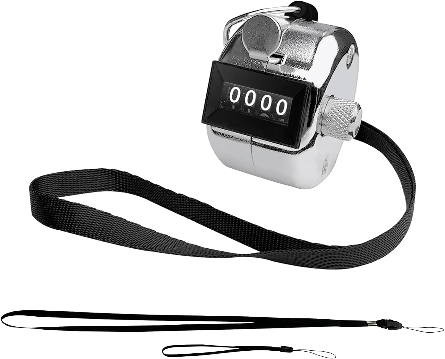 Metal Hand Tally Clicker Counter, 4-Digit Number Count Clicker with ...