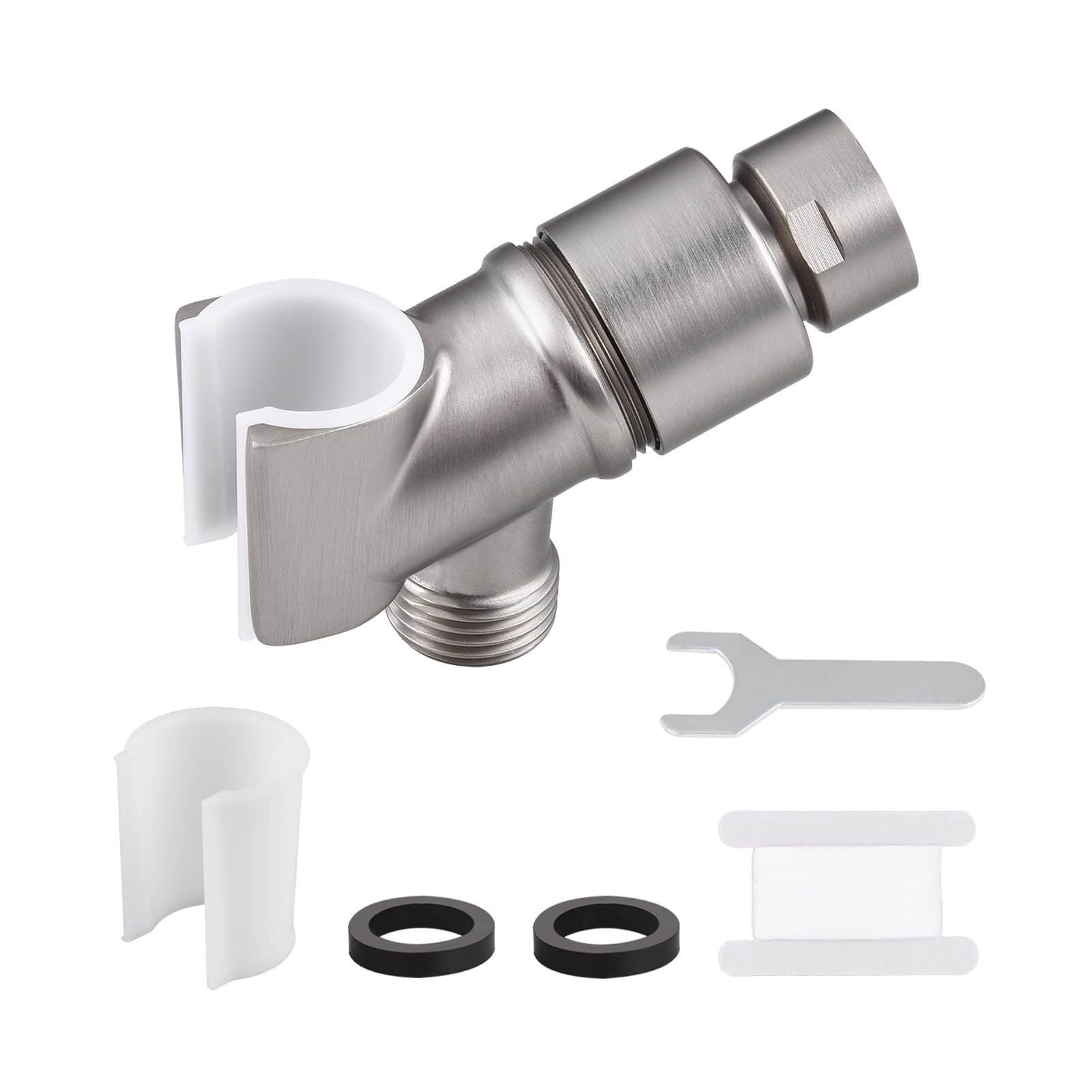 All Metal Handheld Shower Head Holder, Adjustable Shower Wand Holder ...