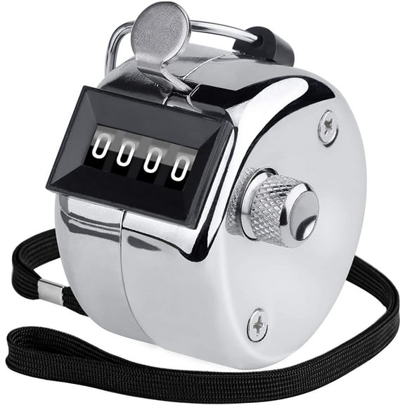 4 Digit Number Count Clickers Handheld Tally Counter Clickers Counters ...