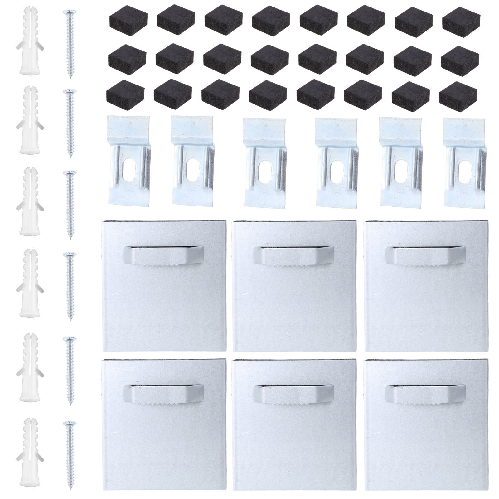Metal Hangers easy installs Picture set Heavy Duty Adhesive Wall Hanger ...