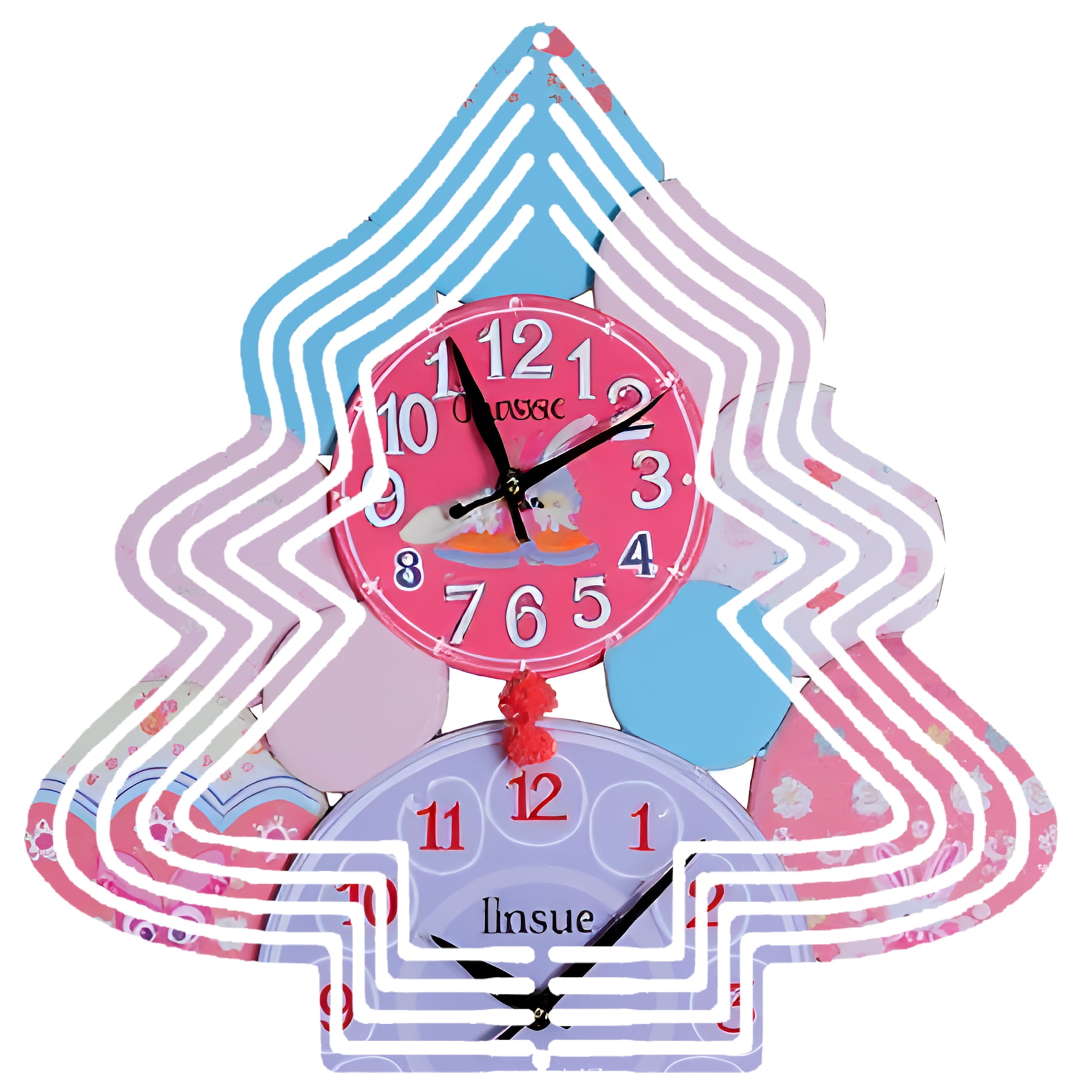 Metal Hanging Christmas Tree - Shaped Wind Decorations - Whimsical ...