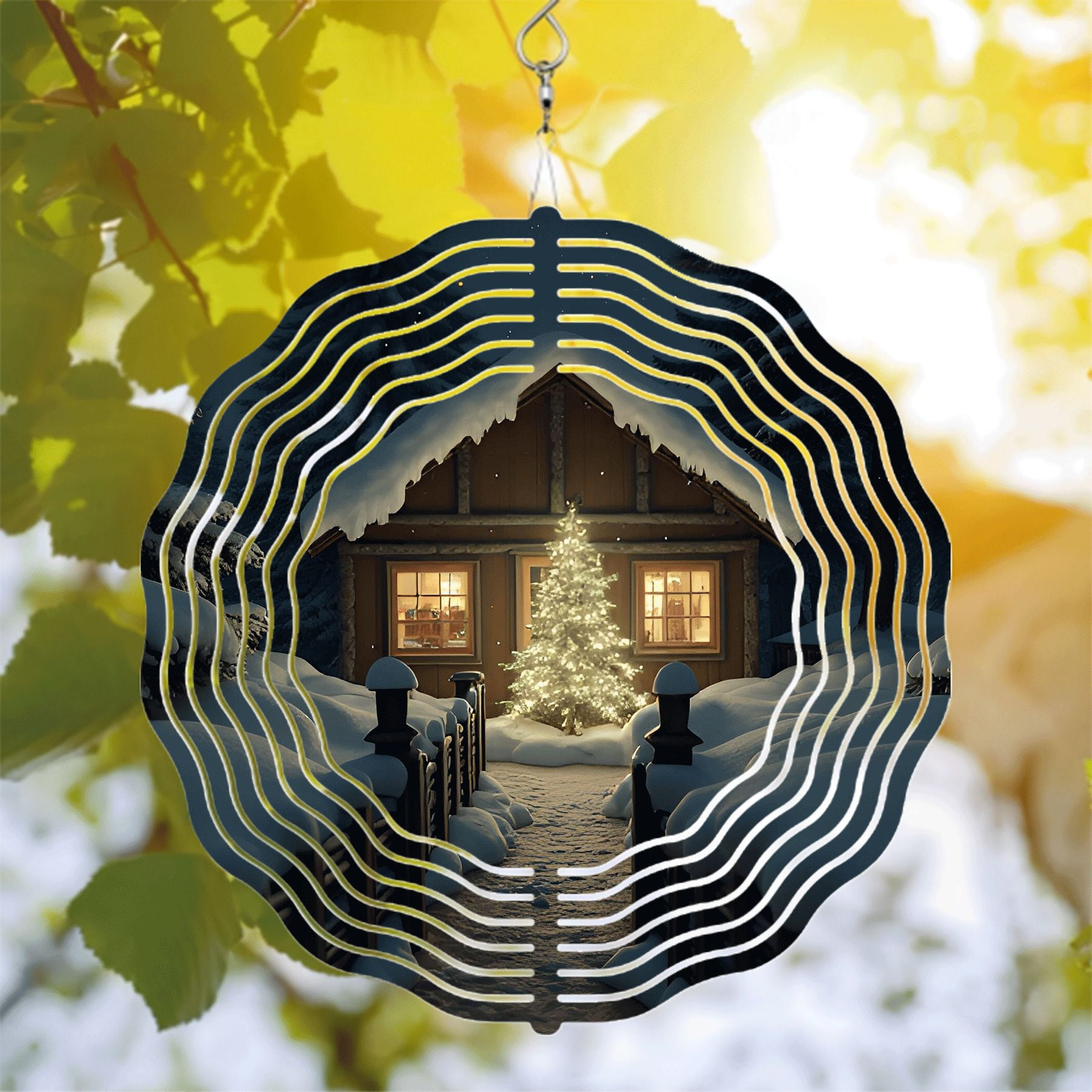 Metal Hanging Wind Spinners & Chimes for Yard & Garden - Elegant ...