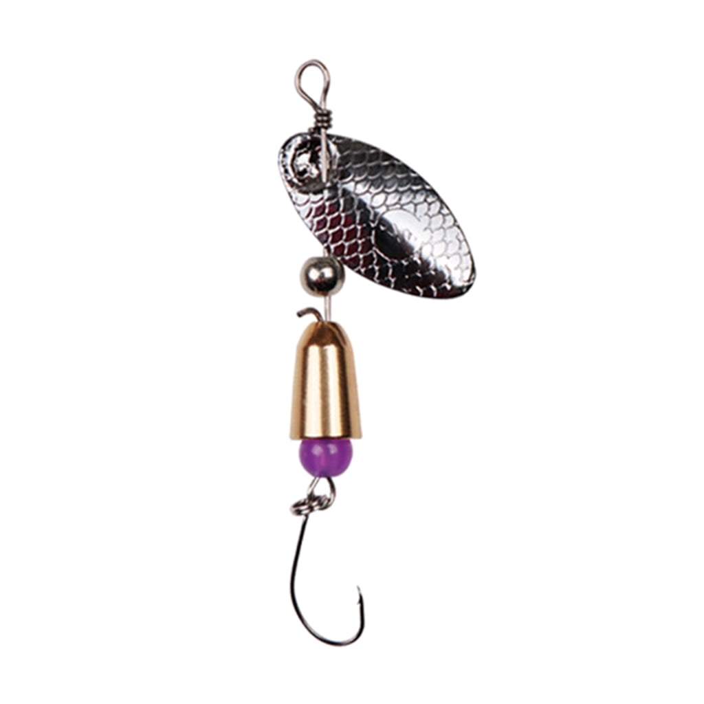 Metal Hard Spinner Bait Fishing Lure Bass Fishing Spinner Swimbait ...