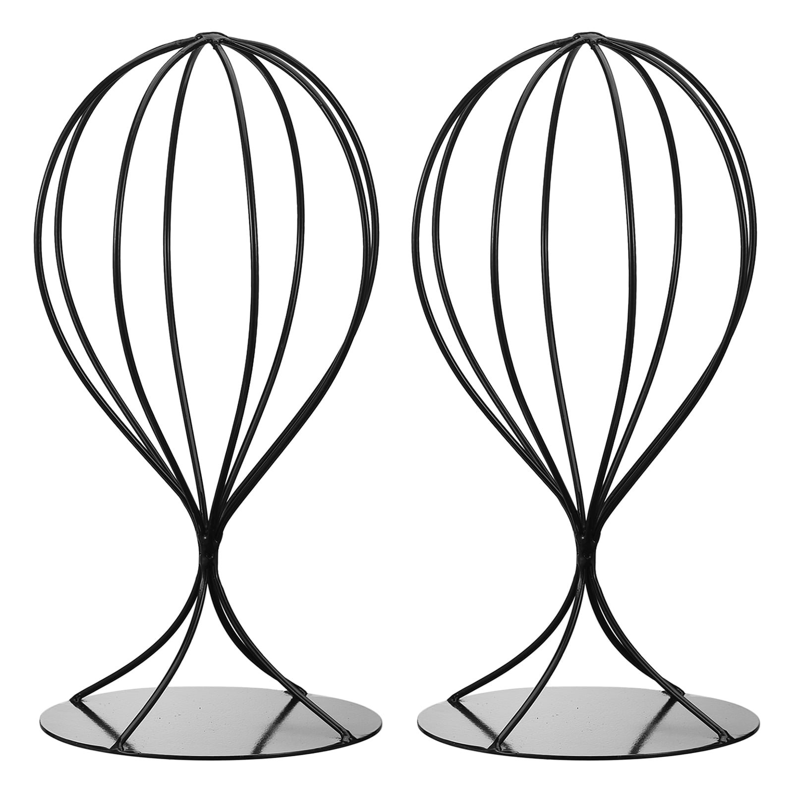 Metal Hat Display Stand 2 Pack Tabletop Hat Wig Rack 12.59" Height for ...