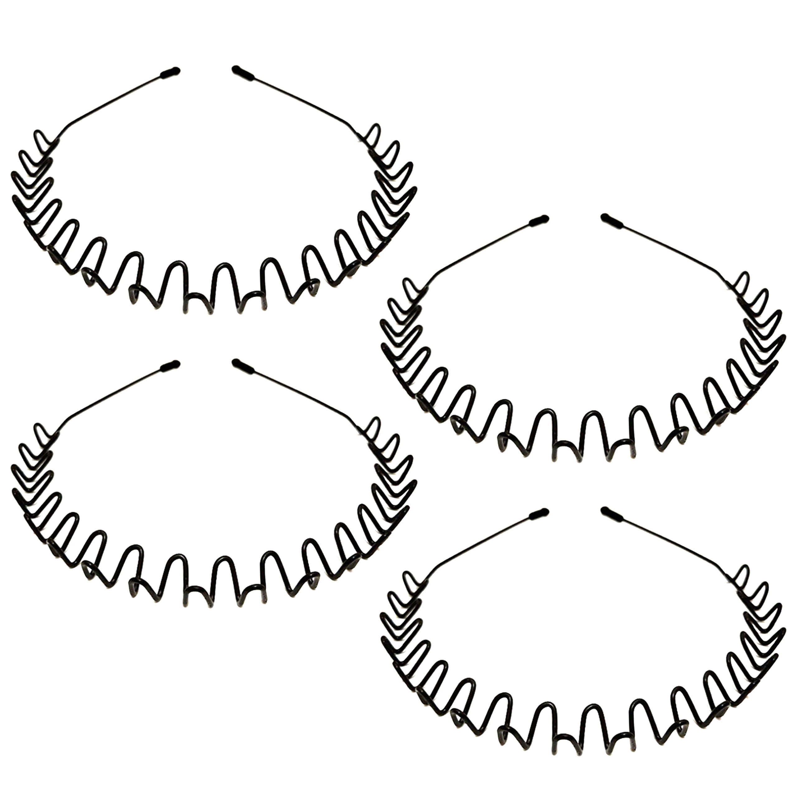 Metal Headbands for Men Fashion Headbands for Women, Unisex Wavy ...