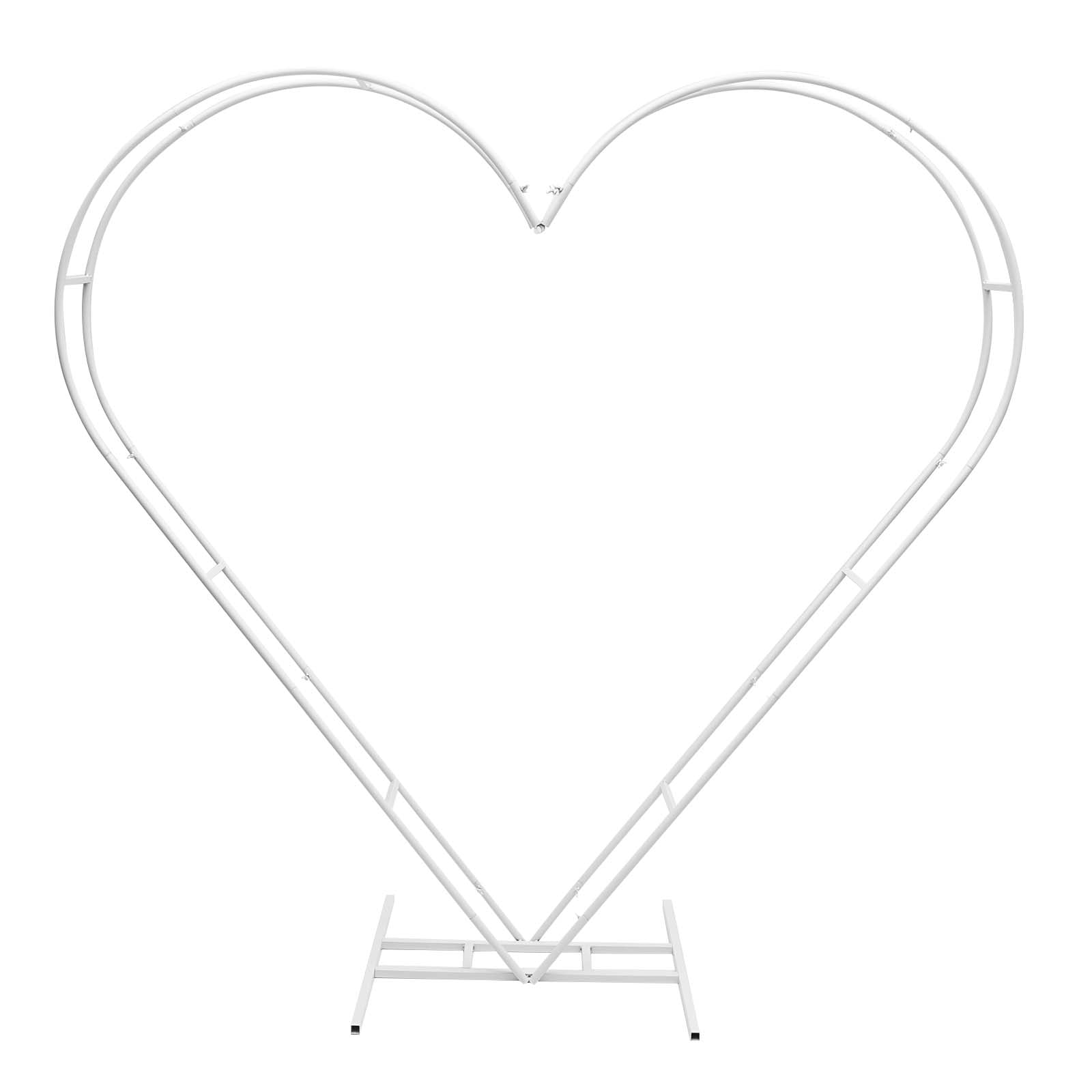 Metal Heart Shaped Wedding Arch Backdrop Stand for Wedding Ceremony ...