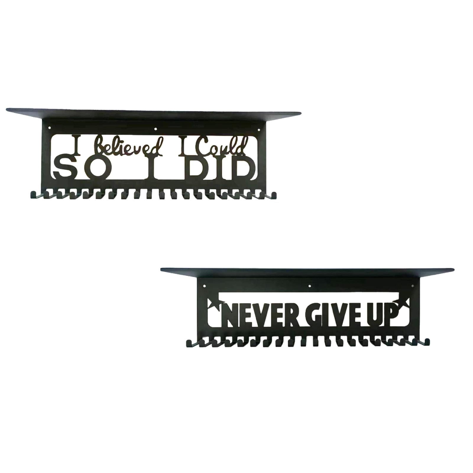 Metal Holder with Name Display Rack for Awards Ribbons, Trophy Shelf ...