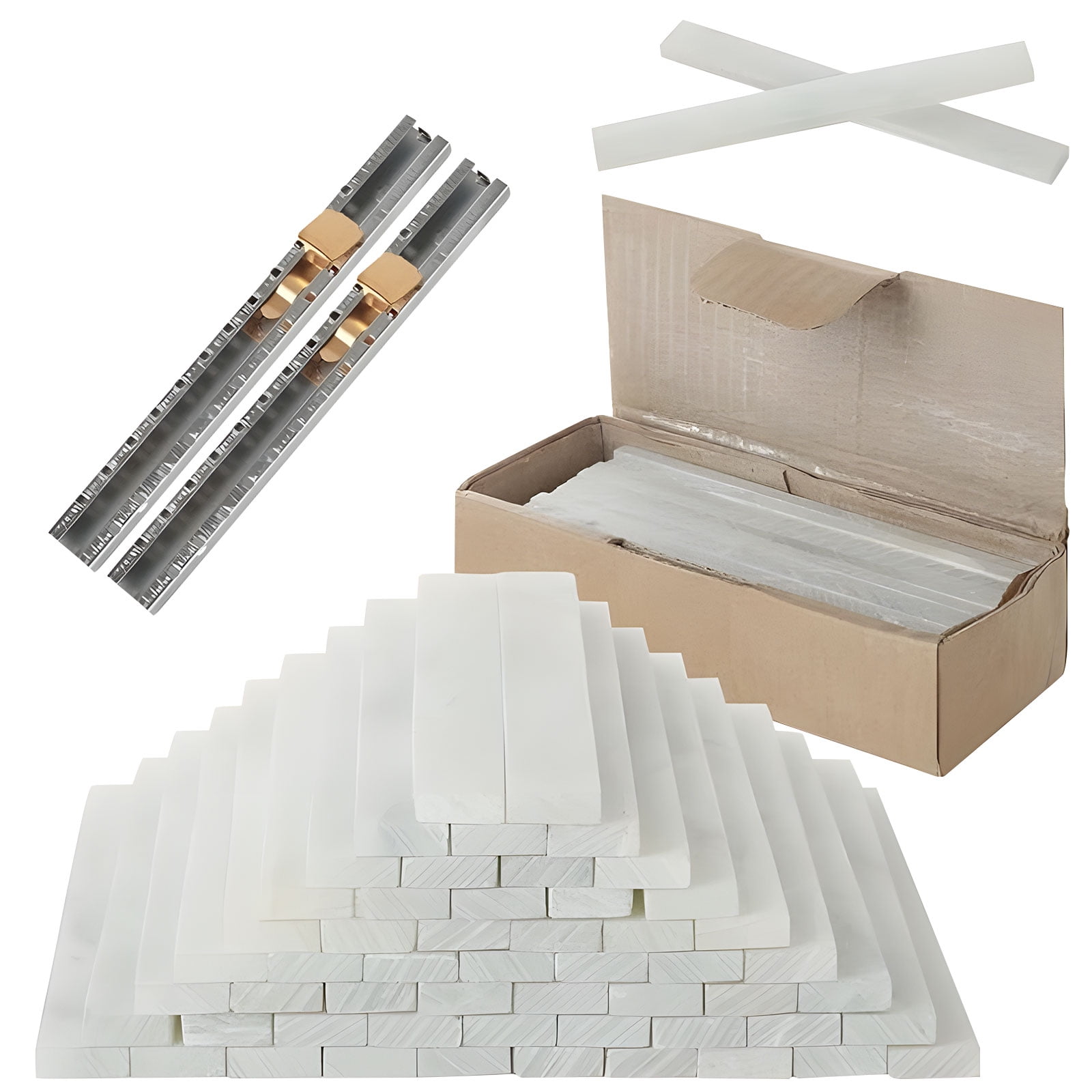 Metal Holder Soapstone Pencil Set with 54 Refills for Accurate Welding ...
