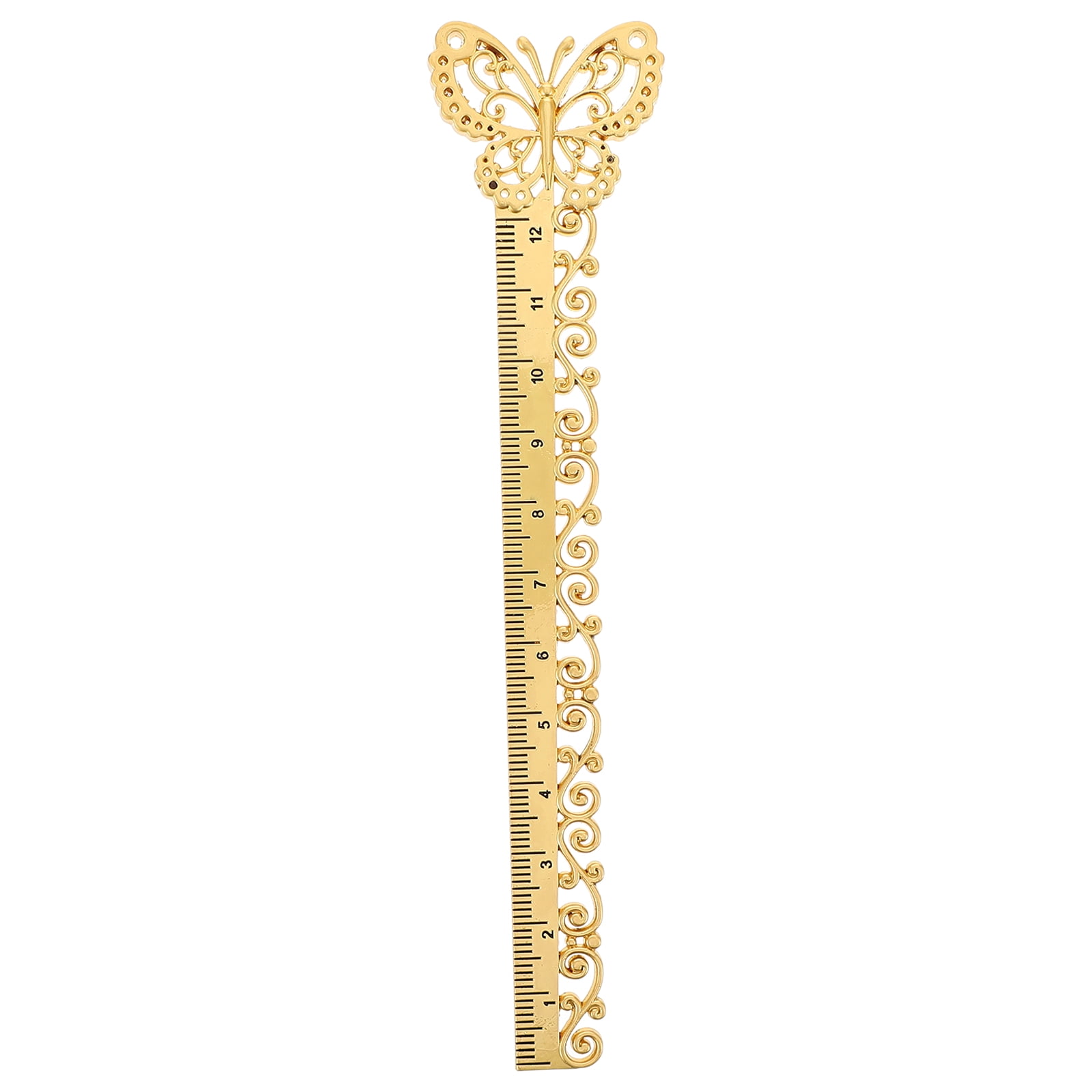 Metal Hollow Bookmark Small Metal Ruler Students Stationery Sewing ...