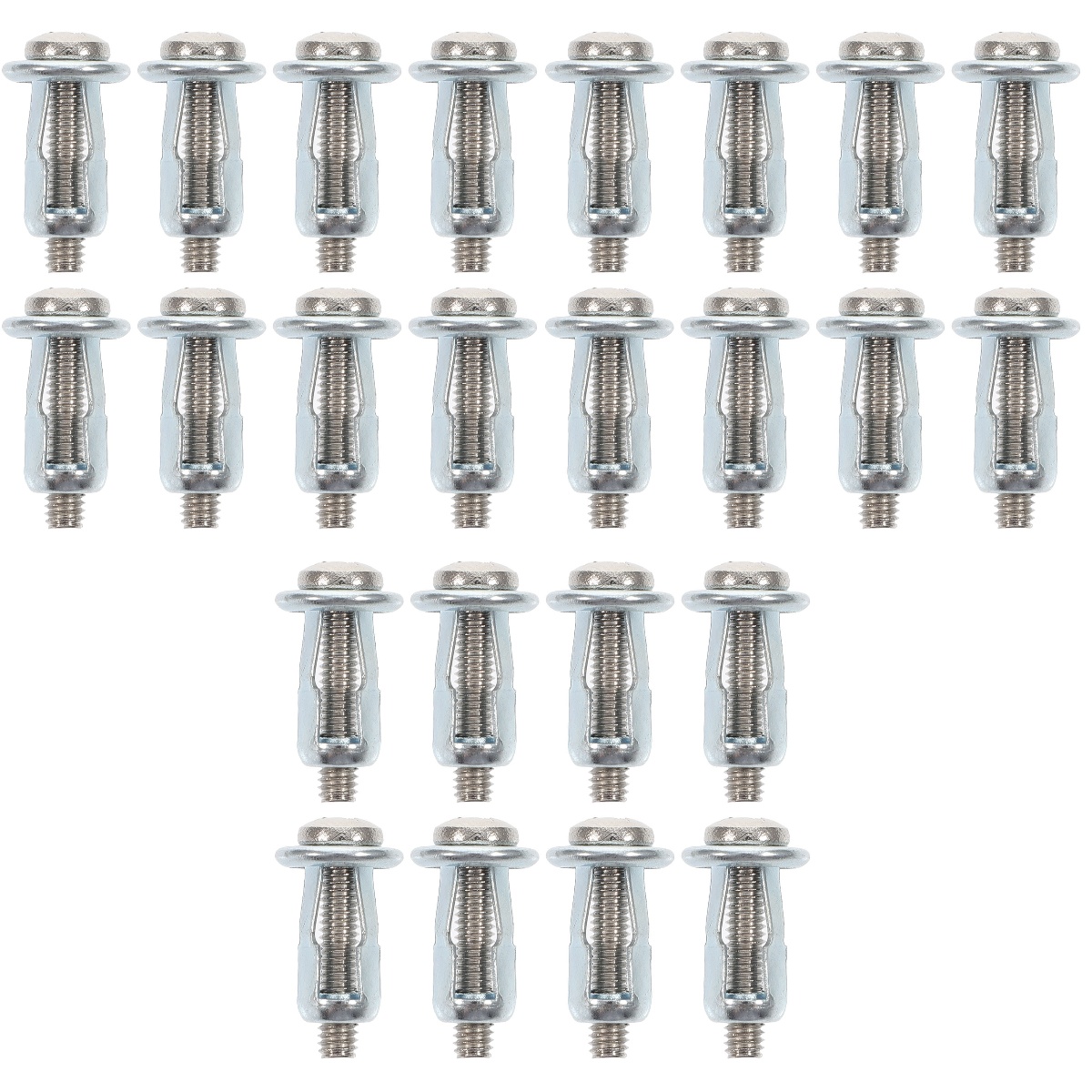 Metal Hollow Door Anchor Wall Anchors And Screws 30 Pcs Thread ...