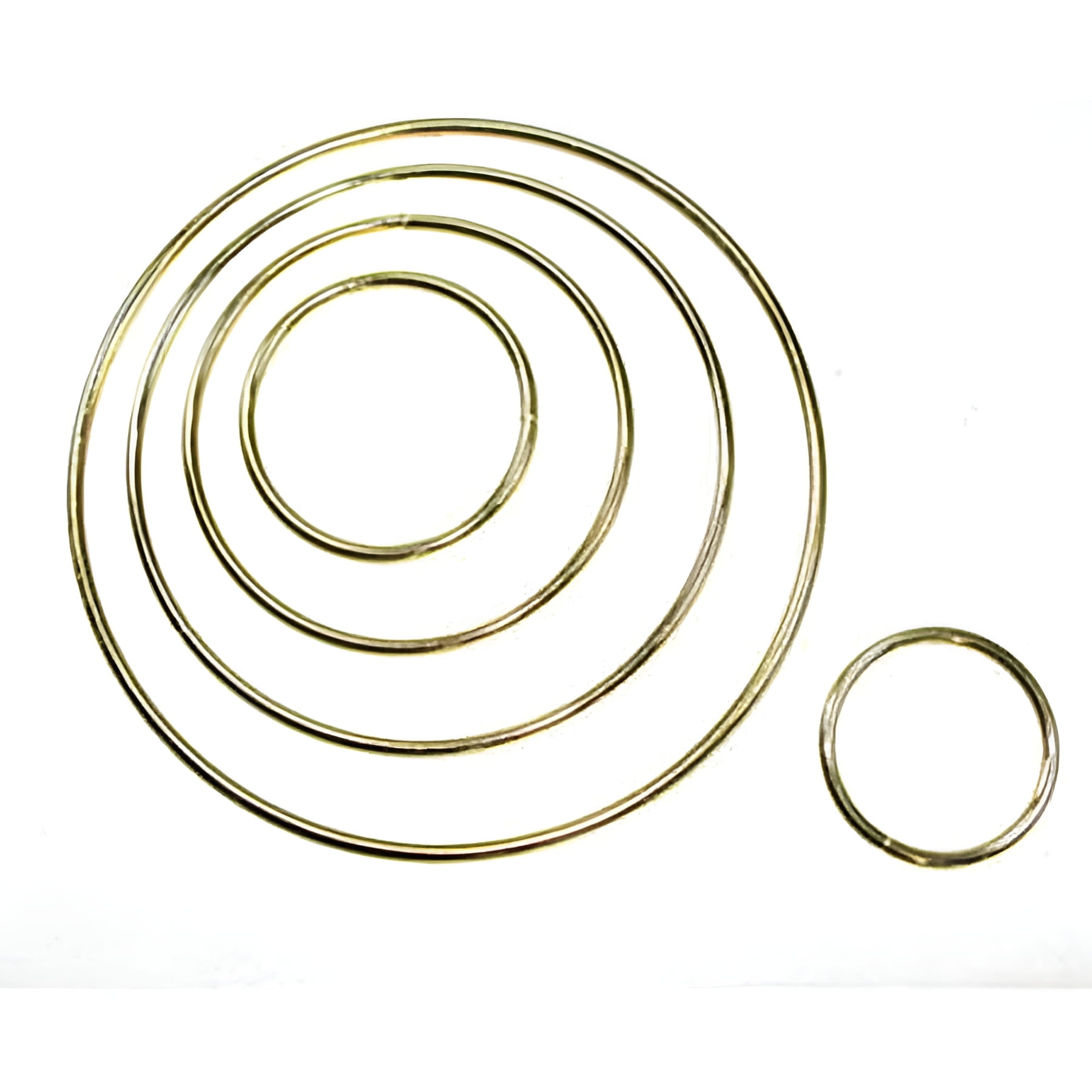 Zelikovitz Metal Dreamcatcher Hoop - Brass Plated 1.5" - Walmart.com