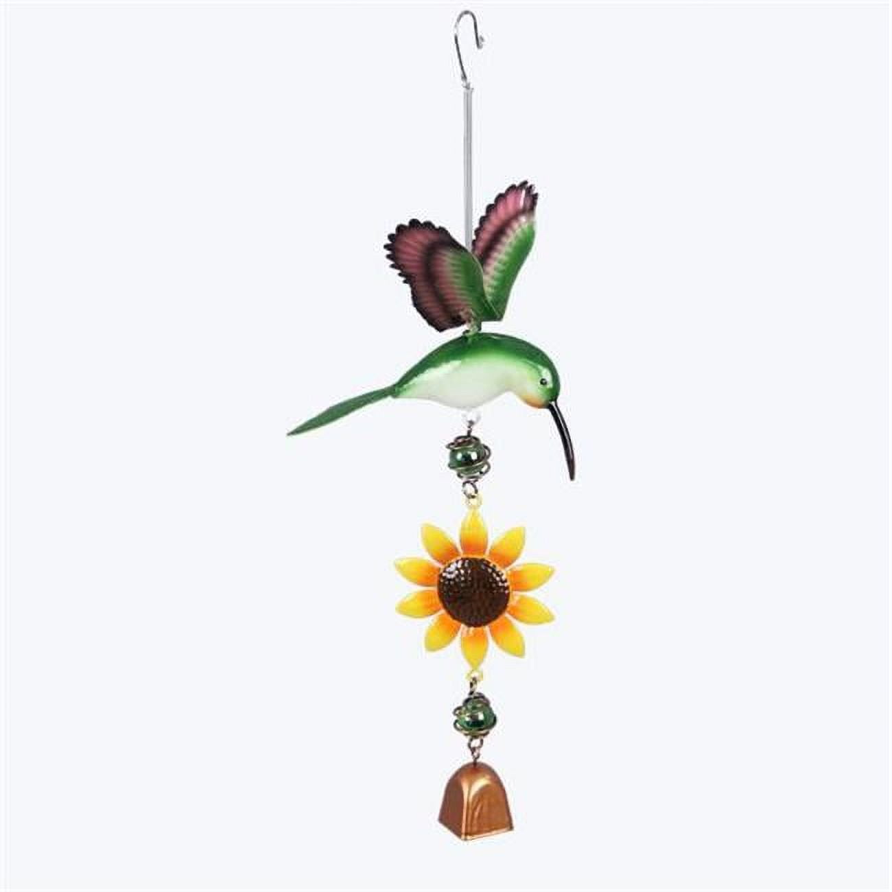 Metal Hummingbird & Sunflower Wind Chime - Walmart.com