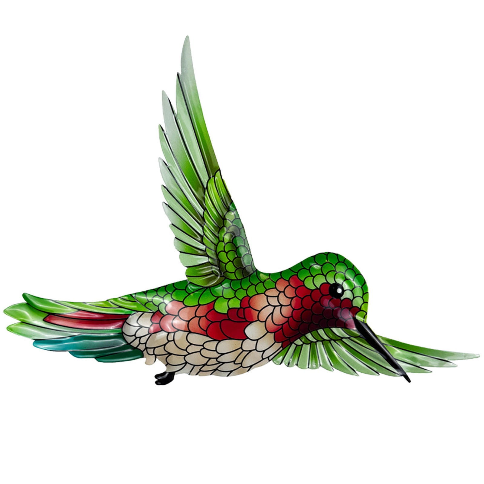 Metal Hummingbird Wall Art 7.67*10.66 inch Metal Birds Wall Sculpture ...