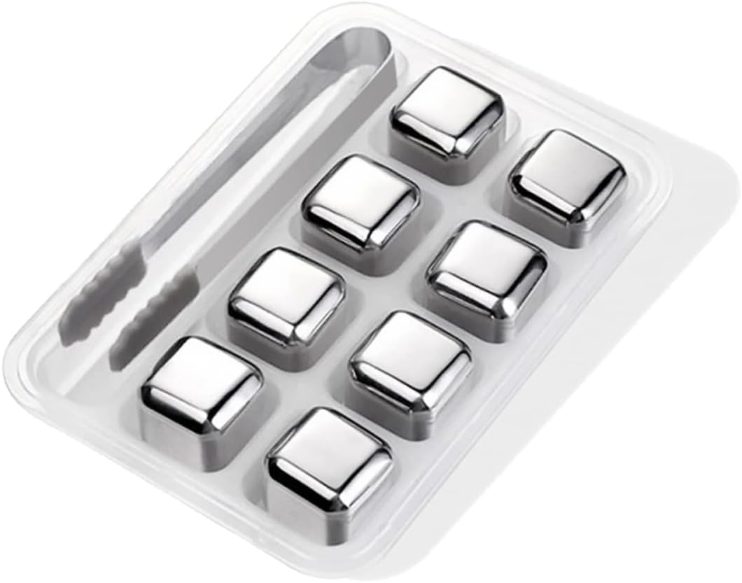 Metal Ice Cube 1 Set Ice Tart Stainless Steel Icebre Decanters Whiskey ...