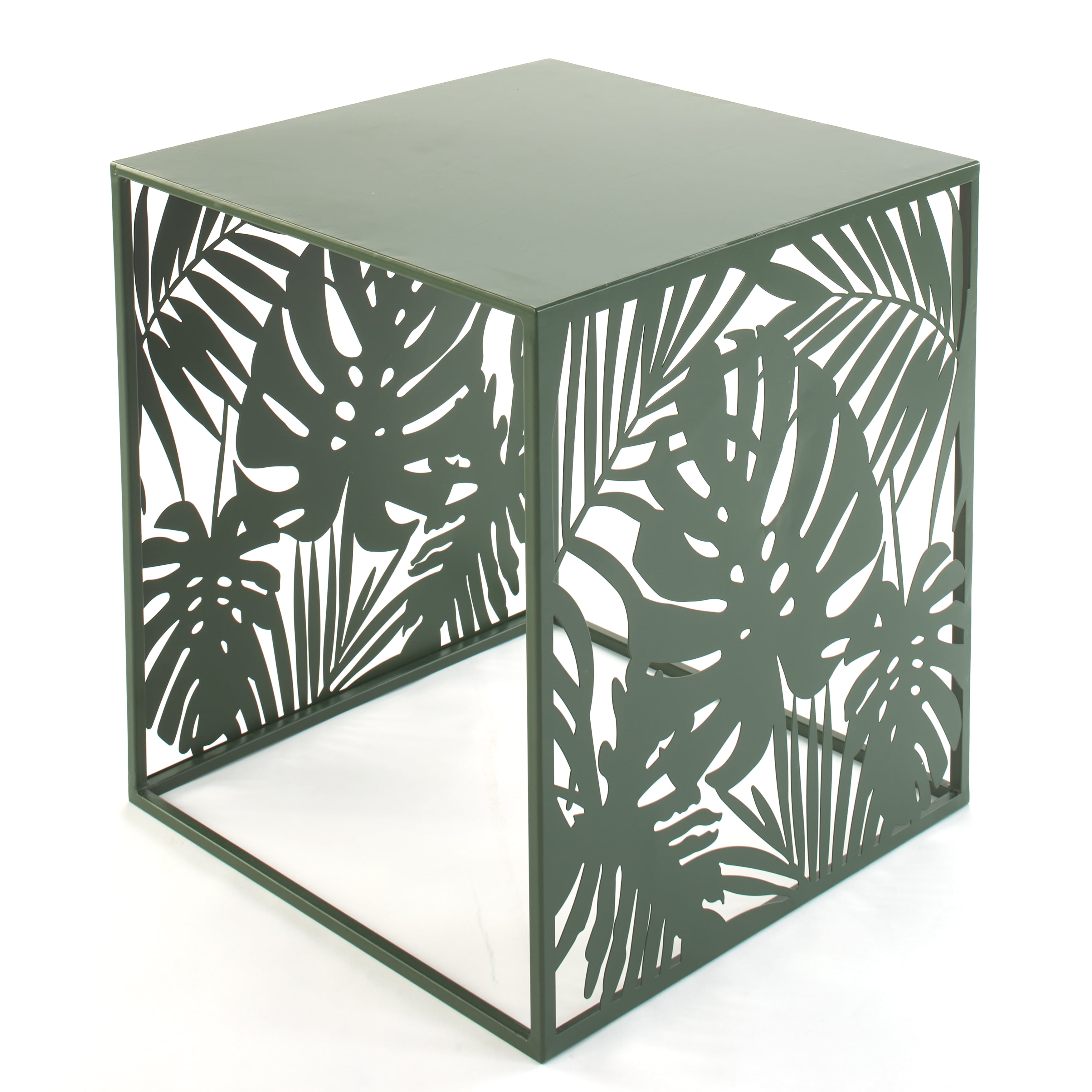 Metal Icon Side Tables - Leaf - Walmart.com