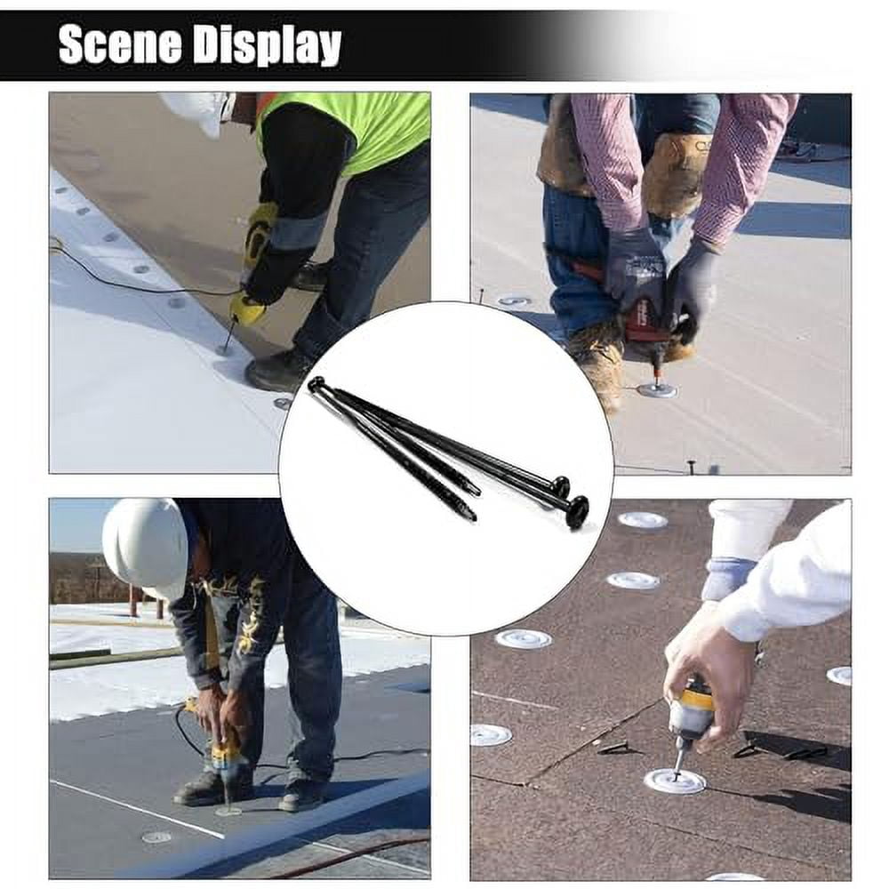 Metal Insulation Plates Self Tapping into Metal and Wood Roof Decks ...