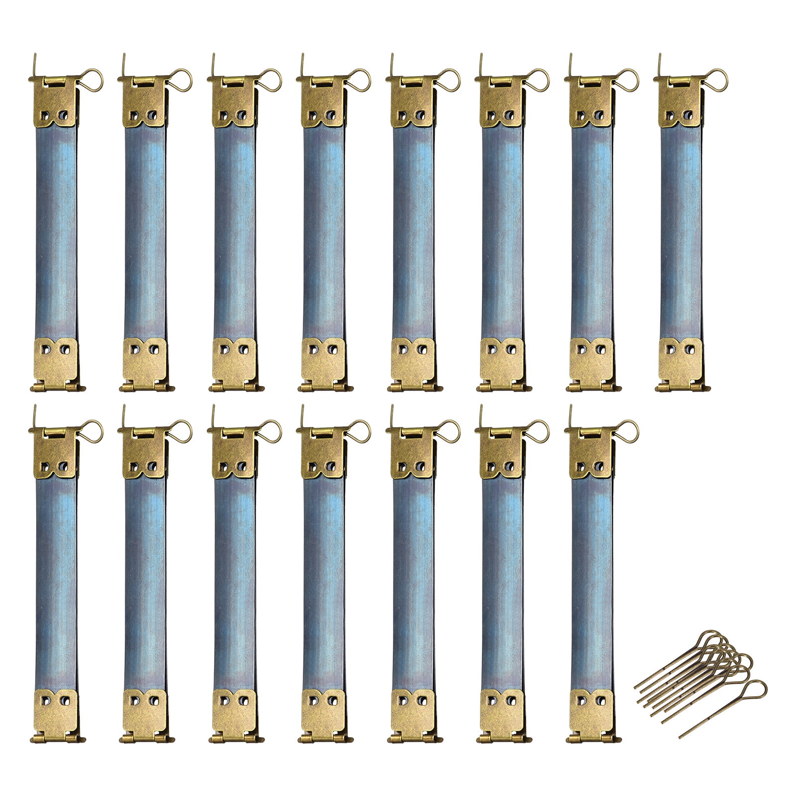 Metal Internal Flex Frames, 15Pack 100mm/3.94" Hinges Spring Clip Hook ...