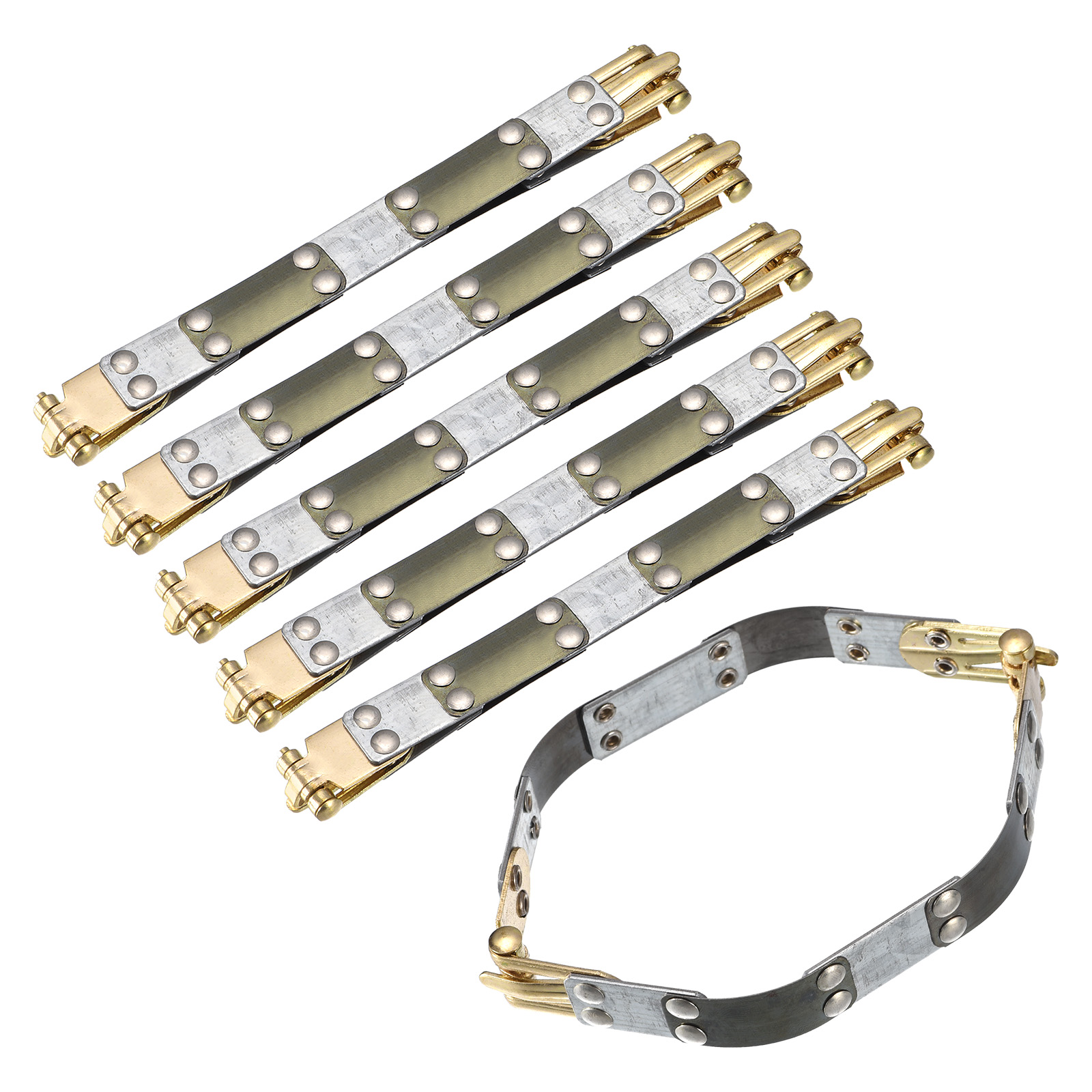 Metal Internal Flex Frames, 6pack 5.91"x0.55" Hexagon Lock Frame Kiss ...