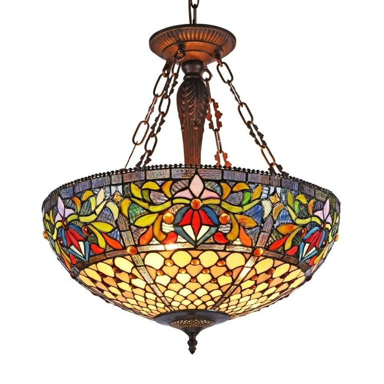 Inverted Pendant Lighting Tiffany Style