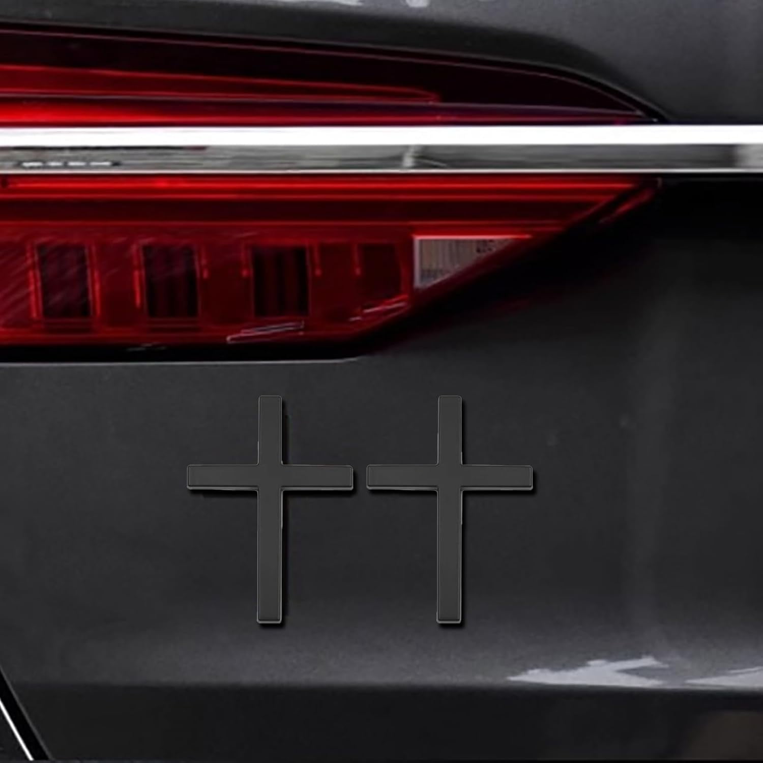 Metal Jesus Christ Cross Badge Stickers, 3D Three-Dimensional Metal ...