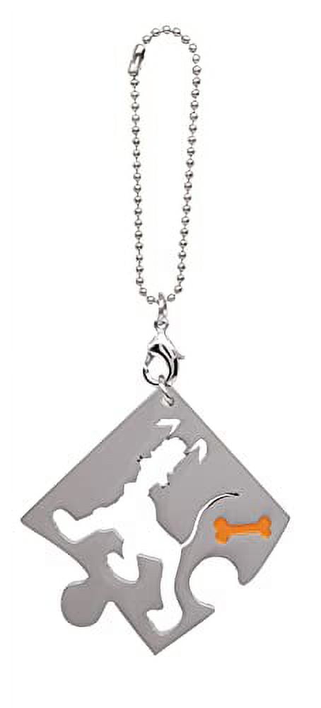 Metal Key Chain - Pewter Key Ring - Disney Puzzle - Pluto - Walmart.com