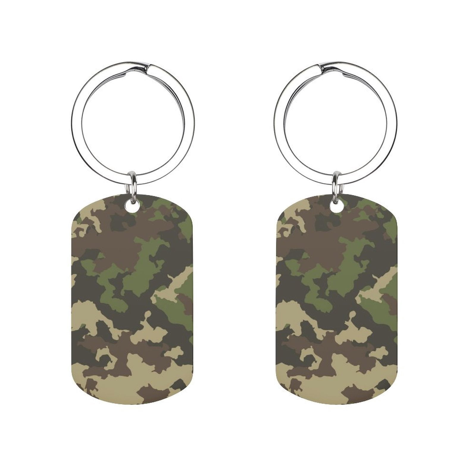 Metal Keychain 3.1×1.1in Material Solid Smooth No Trace Arc Design Used ...
