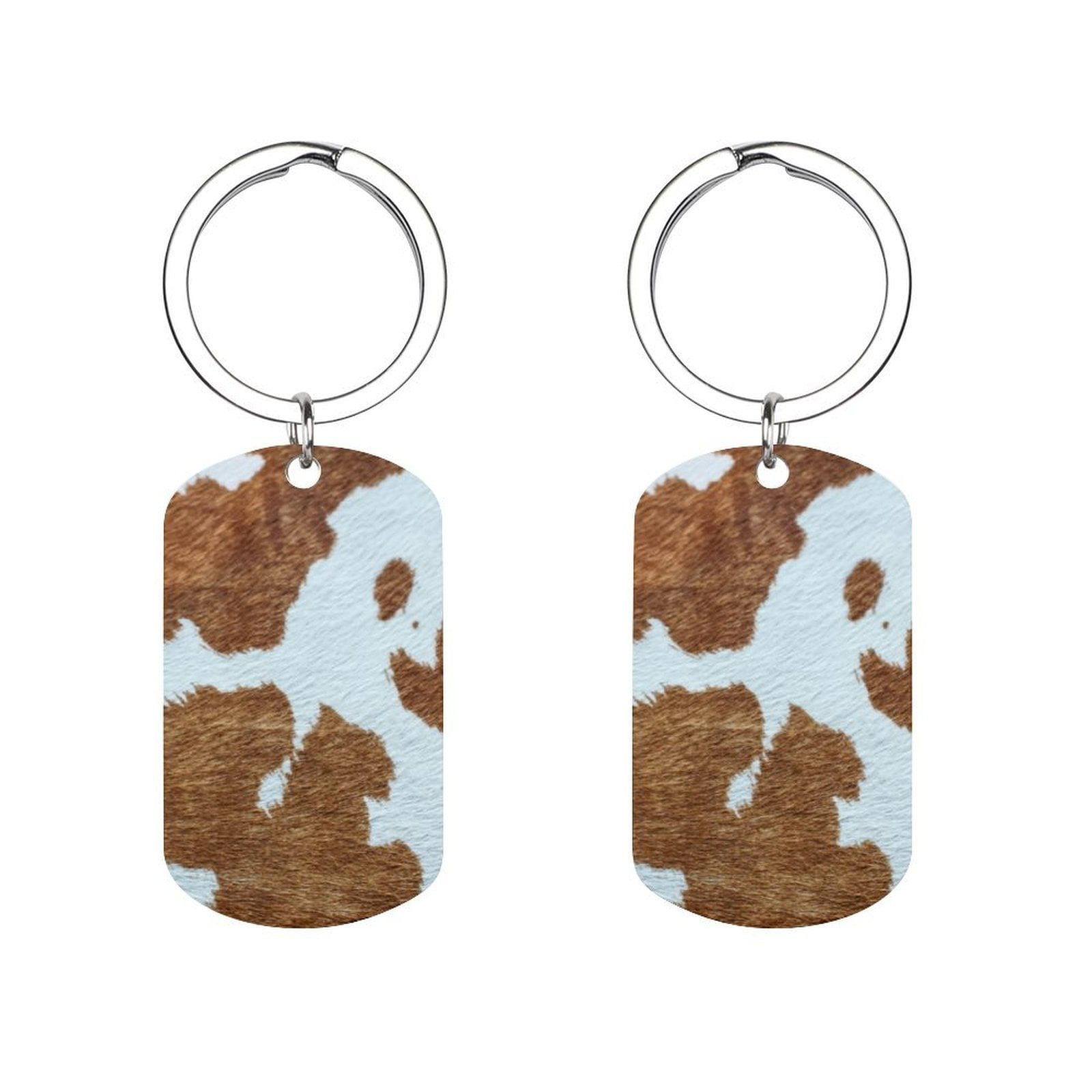 Metal Keychain 3.1×1.1in Material Solid Smooth No Trace Arc Design Used ...