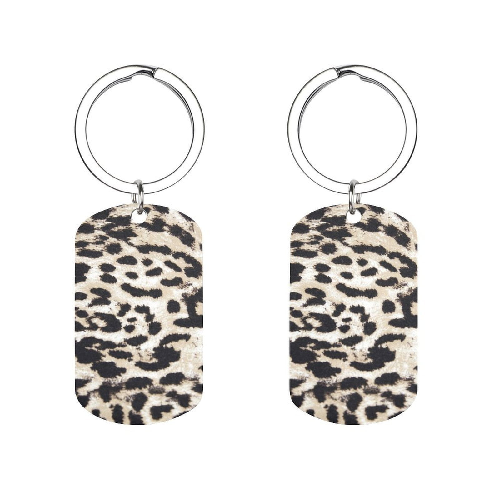 Metal Keychain 3.1×1.1in Material Solid Smooth No Trace Arc Design Used ...