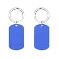 Metal Keychain 3.1×1.1in Material Solid Smooth No Trace Arc Design Used ...
