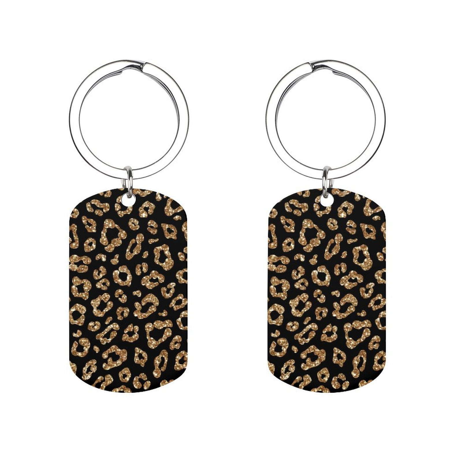 Metal Keychain 3.1×1.1in Material Solid Smooth No Trace Arc Design Used ...