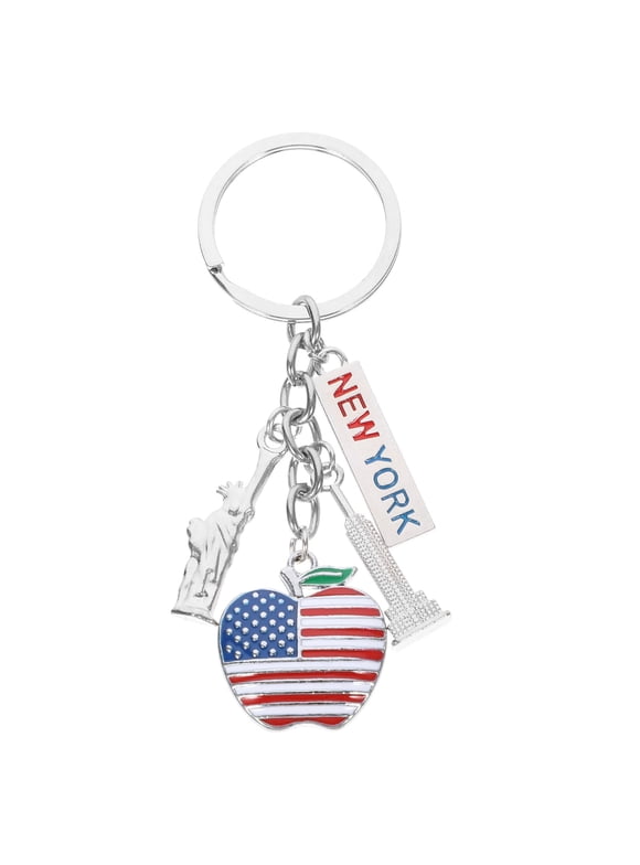 American Flag Keychain