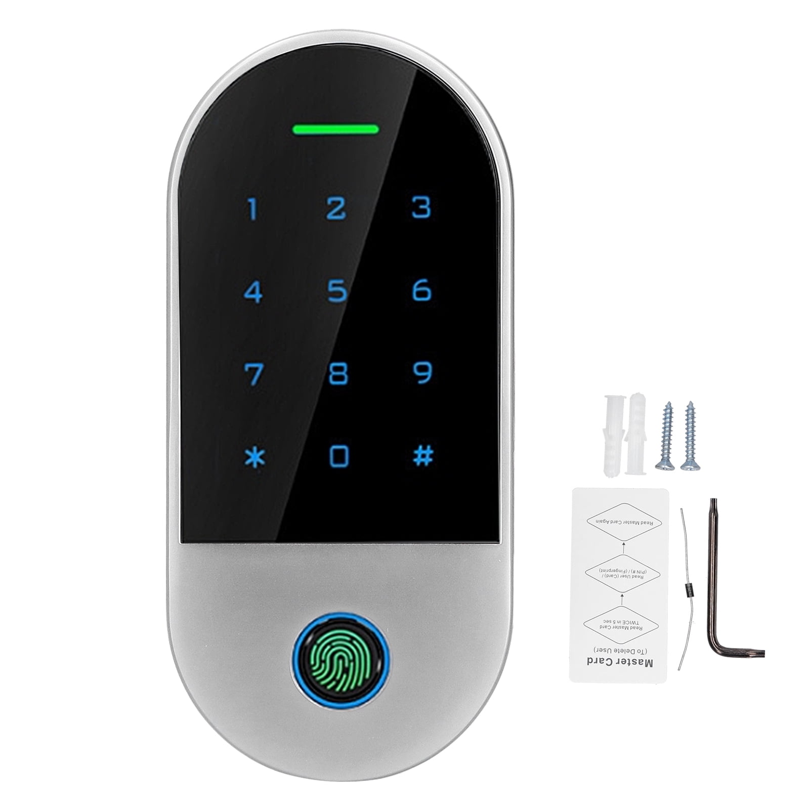 Metal Keypad Access Control with RFID, IP66 Waterproof, 125KHz ...