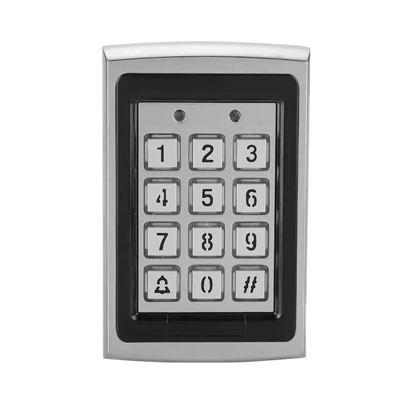 Metal Keypad Reader LED Backlight RFID for Access Control System ...