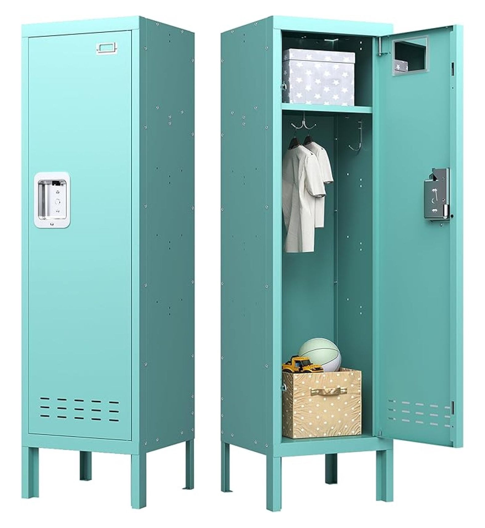 Metal Kids Locker,Metal Cabinet Storage Lockers,Lockable for Employees ...