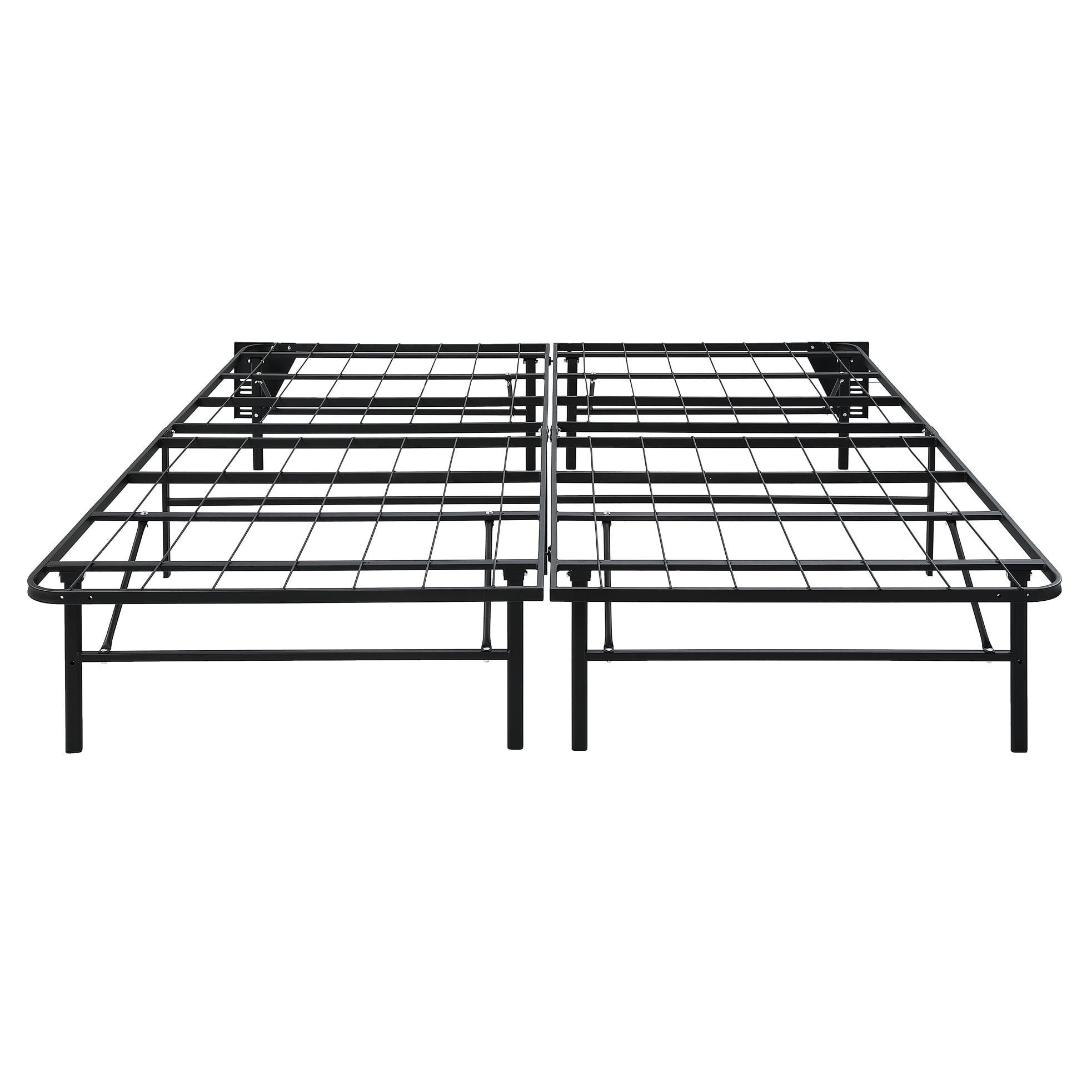 Metal King Bed, Black With Easy Assembly And Strong Frame Bed For King ...