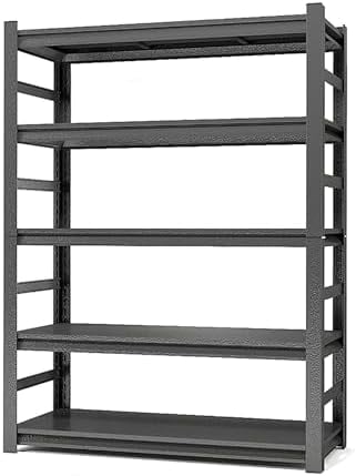 Metal Kitchen Shelving Unit and Storage Easy Assembly Shelves 5-Tier ...