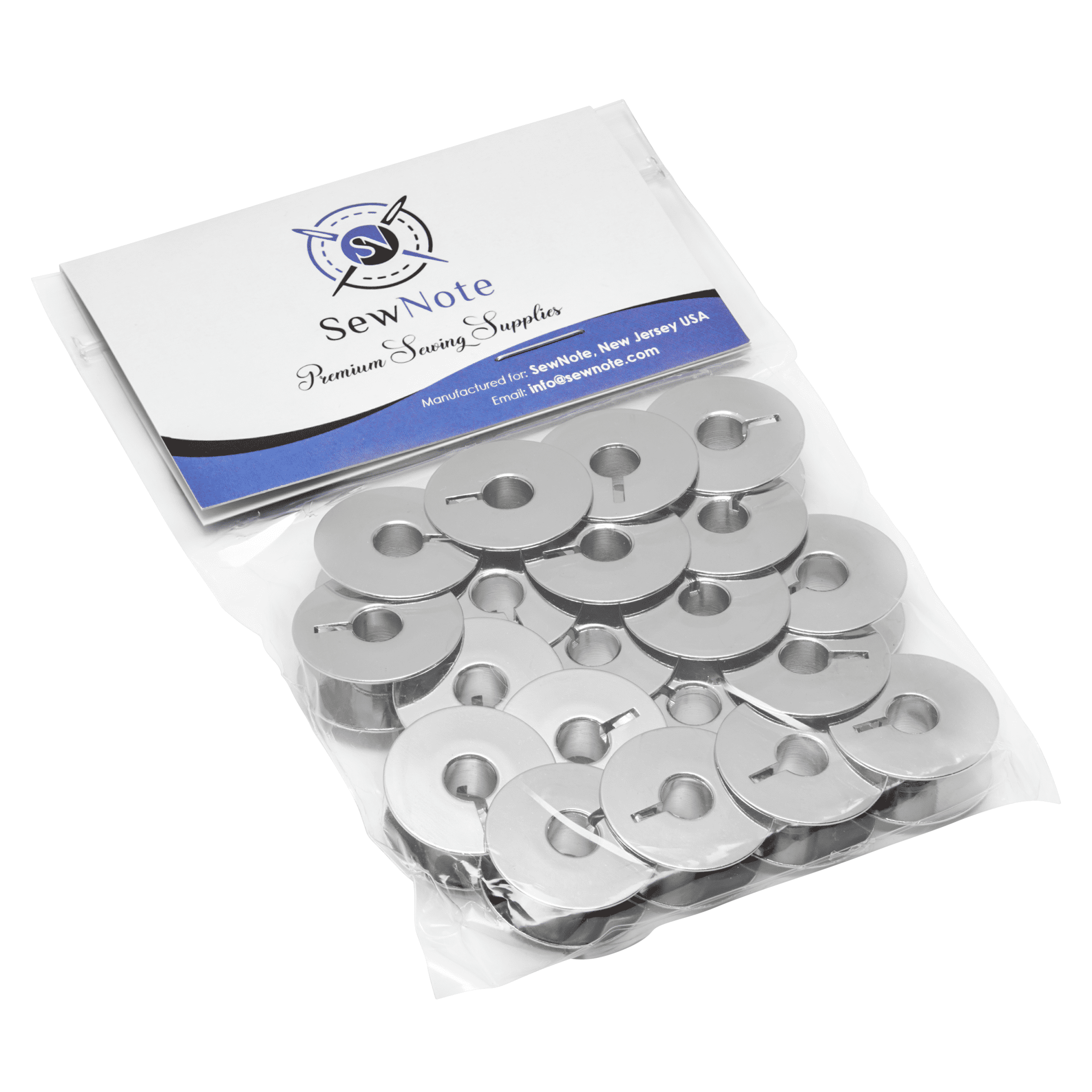 SewNote Metal L Bobbins Brother PR600 PR620 PR650 PR-1000 BERNINA 1000 ...