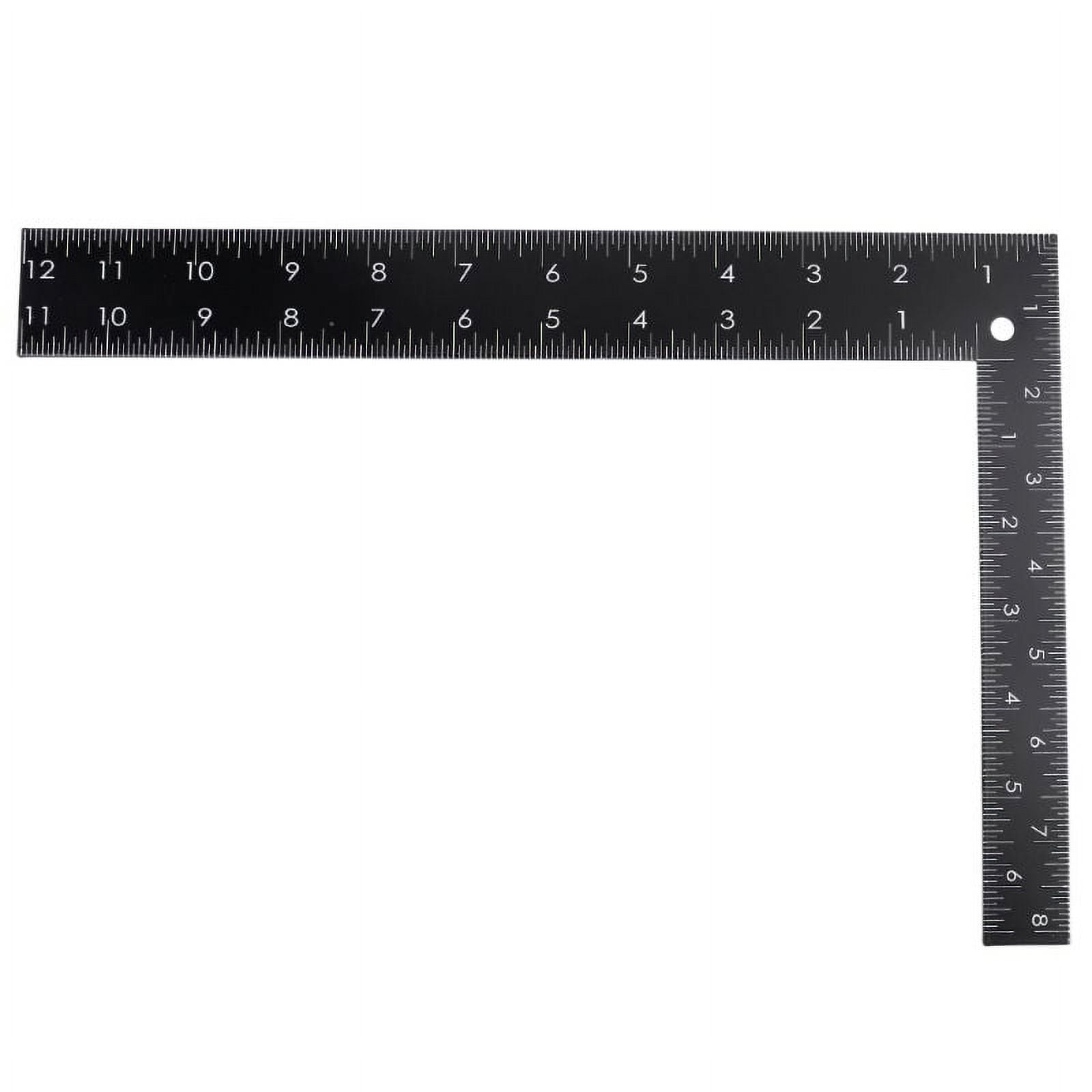 Metal L-Square Shaped Ruler Curve Sewing Measure Framing Square Ruler 20X30cm - Walmart.com