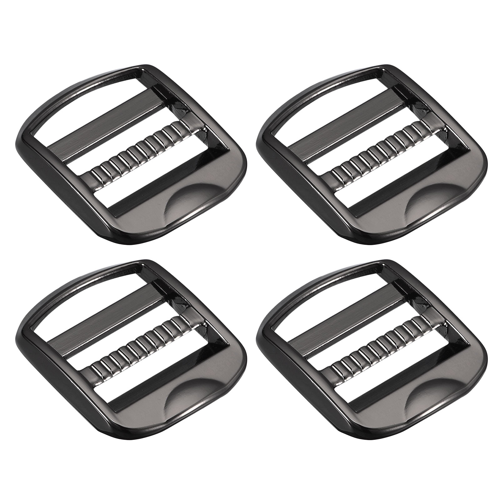 Metal Ladder Buckle Slider, 4 Pack 32mm(1-1/4") Inner Width, Gun-black ...