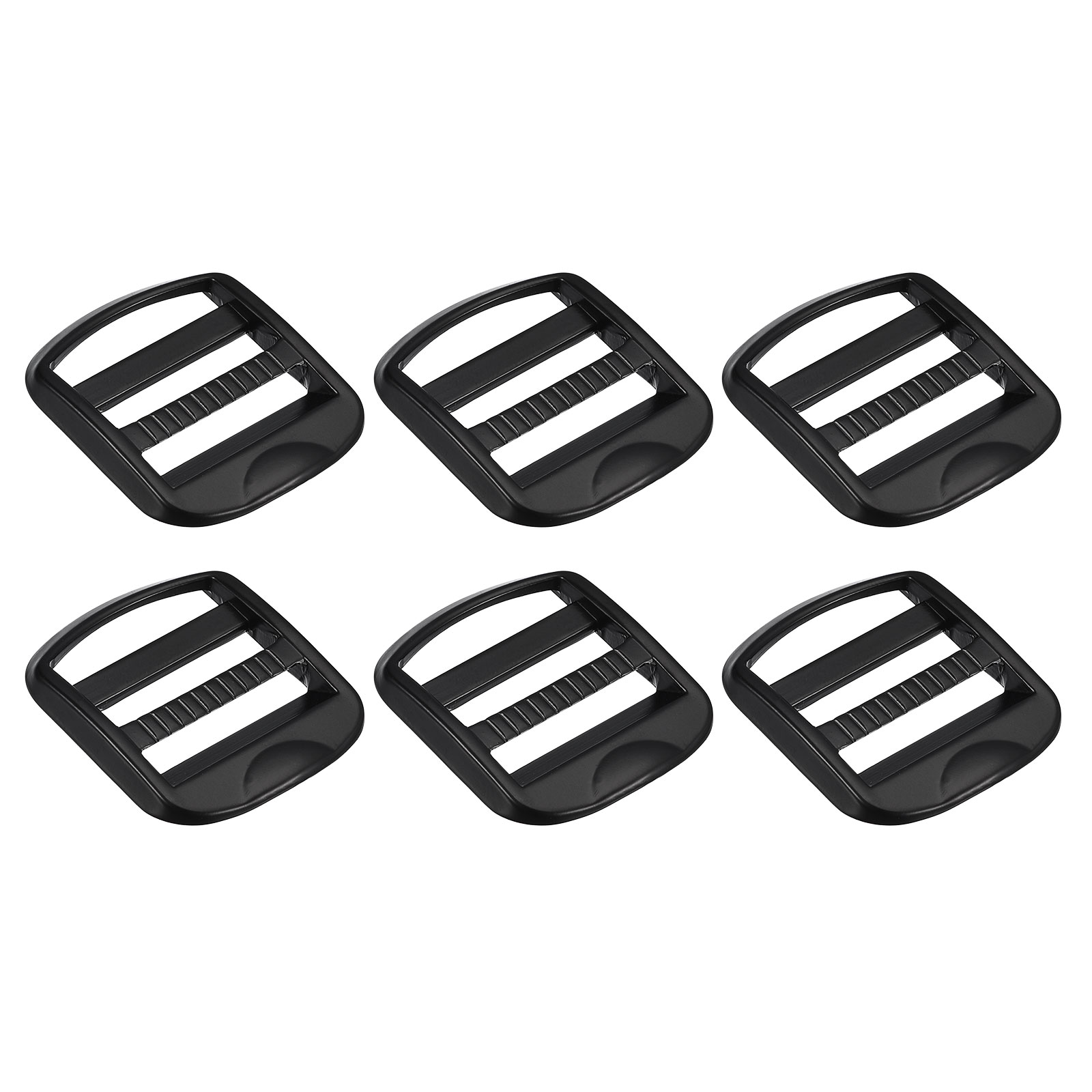 Metal Ladder Buckle Slider, 6 Pack 32mm(1-1/4") Inner Width, Black ...