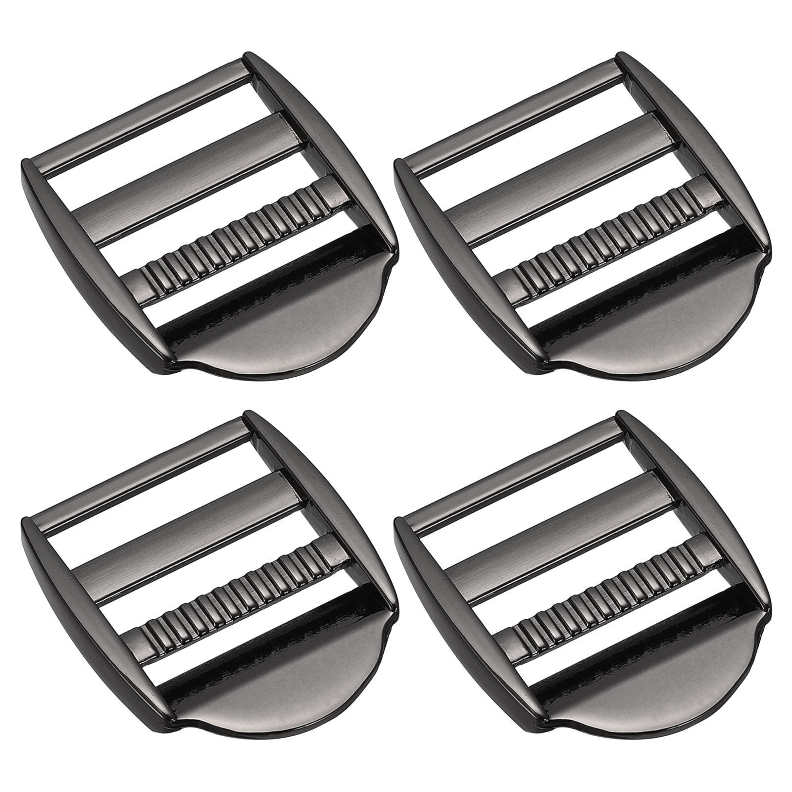 Metal Ladder Buckle Slider Tri-Glider Metal Adjustable Buckles, 4 Pack ...