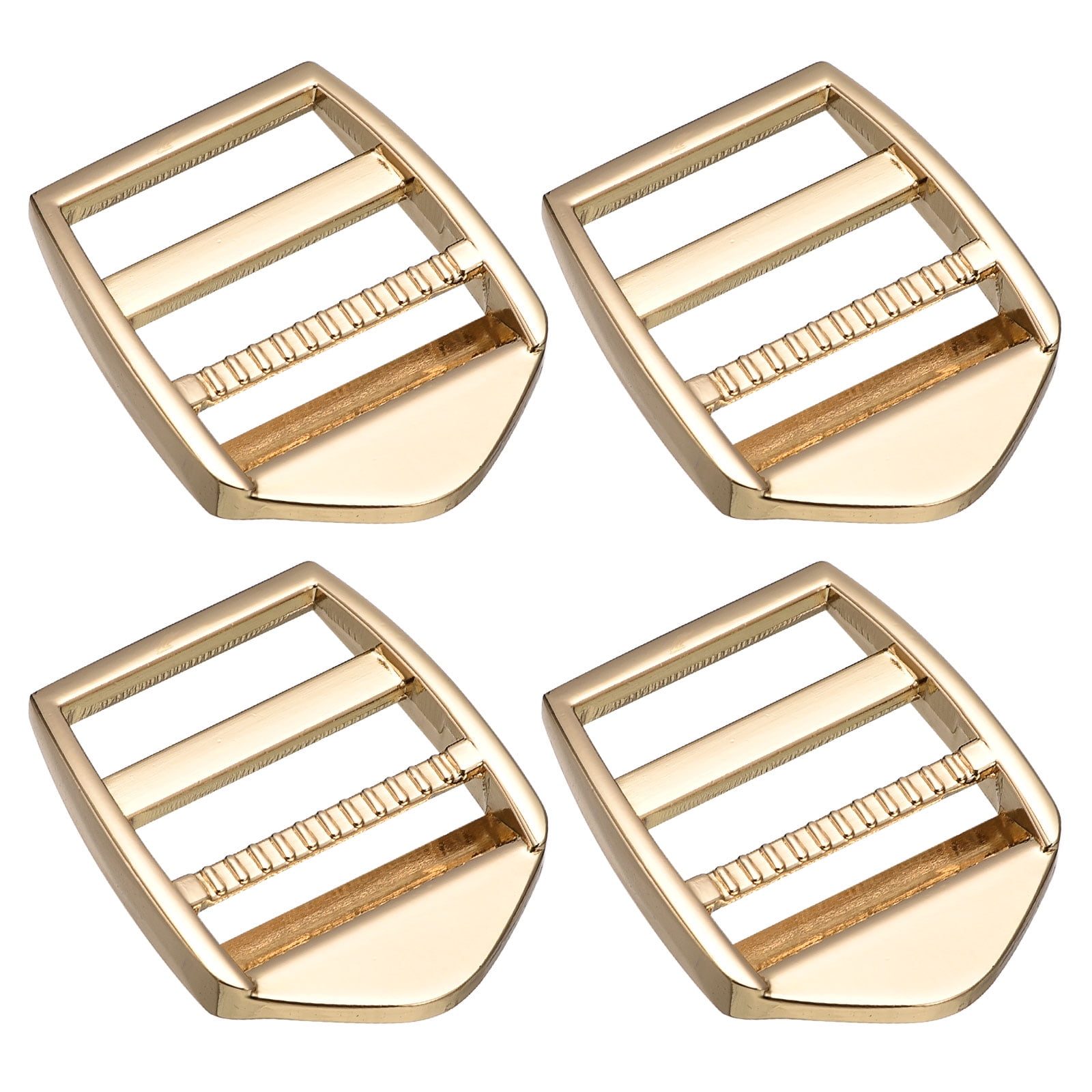 Metal Ladder Buckle Slider Tri-Glider Metal Adjustable Buckles, 4 Pack ...