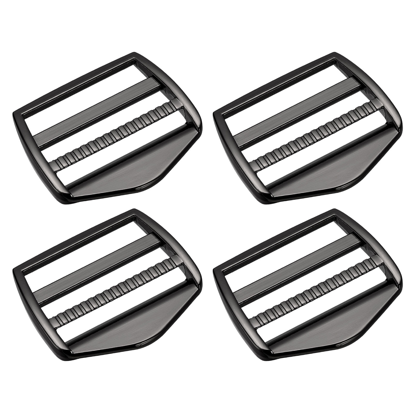 Metal Ladder Buckle Slider Tri-Glider Metal Adjustable Buckles, 4 Pack ...
