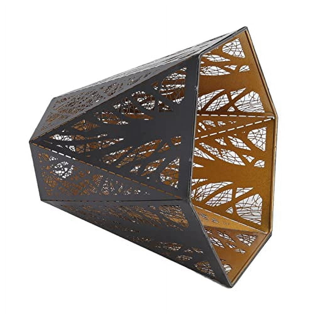 Metal Lamp Shade, Medium Modern Style Lamp Shades with Multiple Sides ...