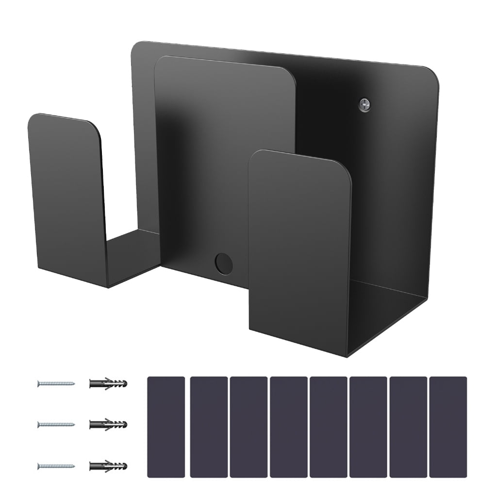 Metal Laptop Stand Wall Mounted Storage Brackets with Padding for ...