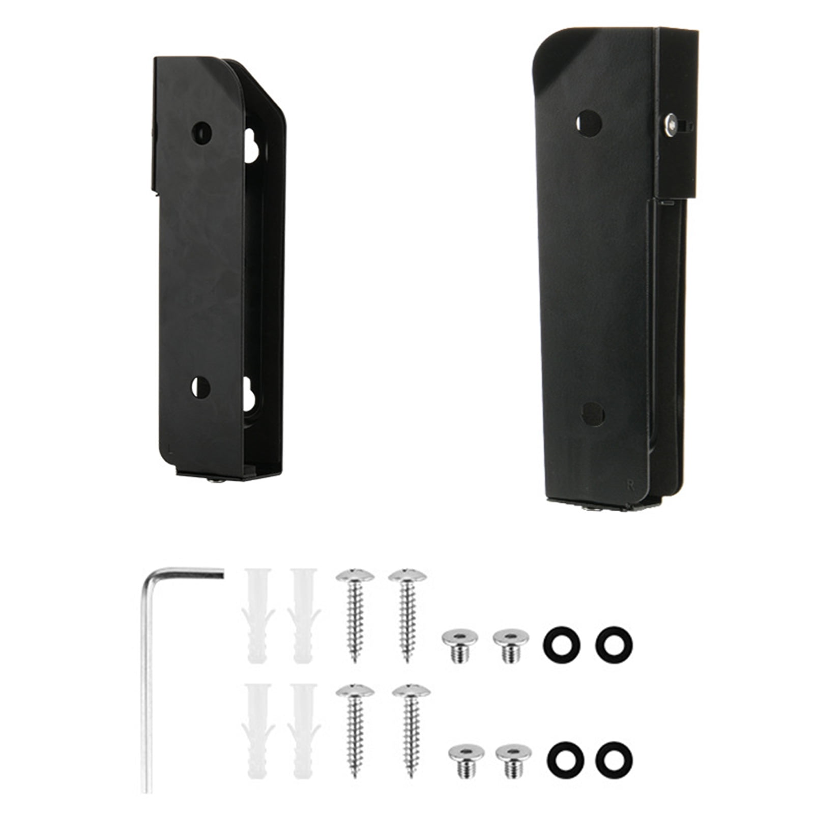 Metal Laptop and Tablet Brackets Set, Protective Foam Lined Wall ...