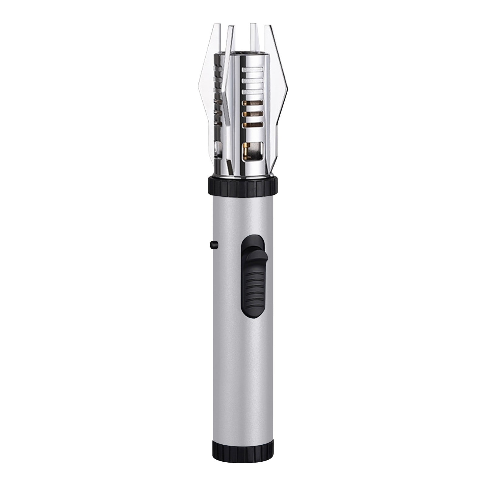 Metal Large Fire Windproof Red Flame Lighter, Refillable Butane Torch ...